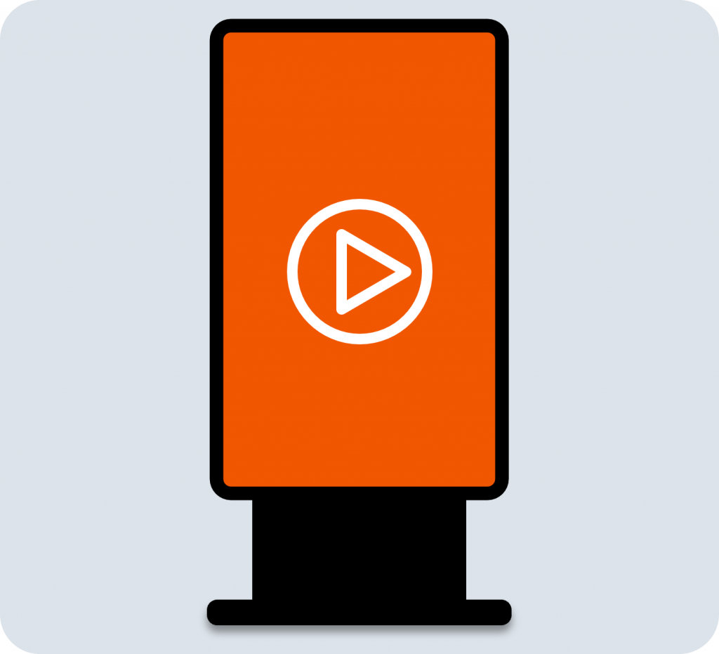 DOOH Vertical Video – Netzwerkreklame